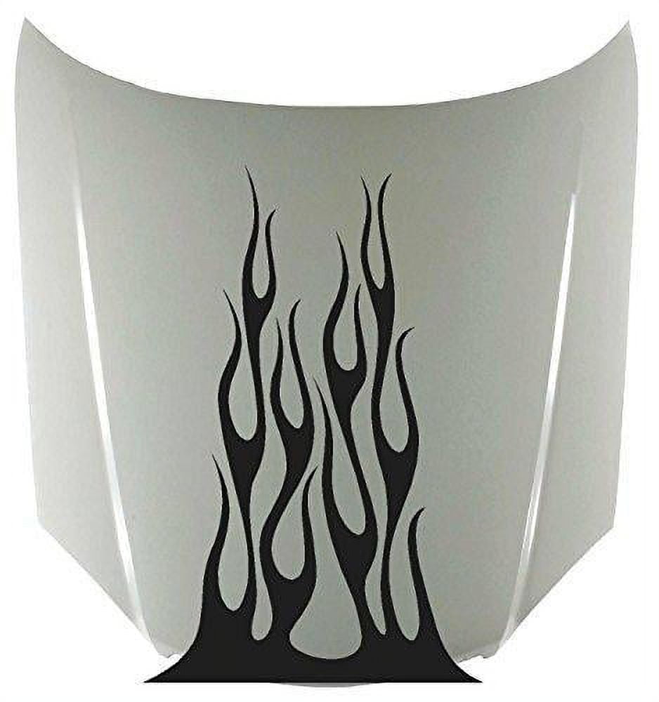 StickerChef Tribal Flame Fire Car Decals Hood Decal Vinyl Sticker ...