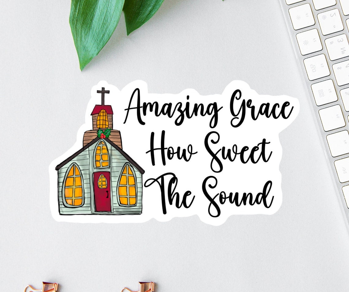 StickerCraft Amazing Grace er, Bible er Pack, Faith er, Religious Decal ...