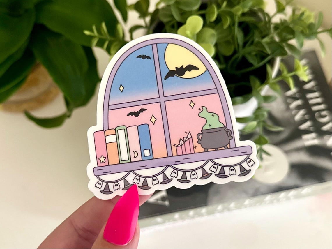 StickerCraft Bat Window Waterproof er, ers, Spooky Decals, Gifts ...