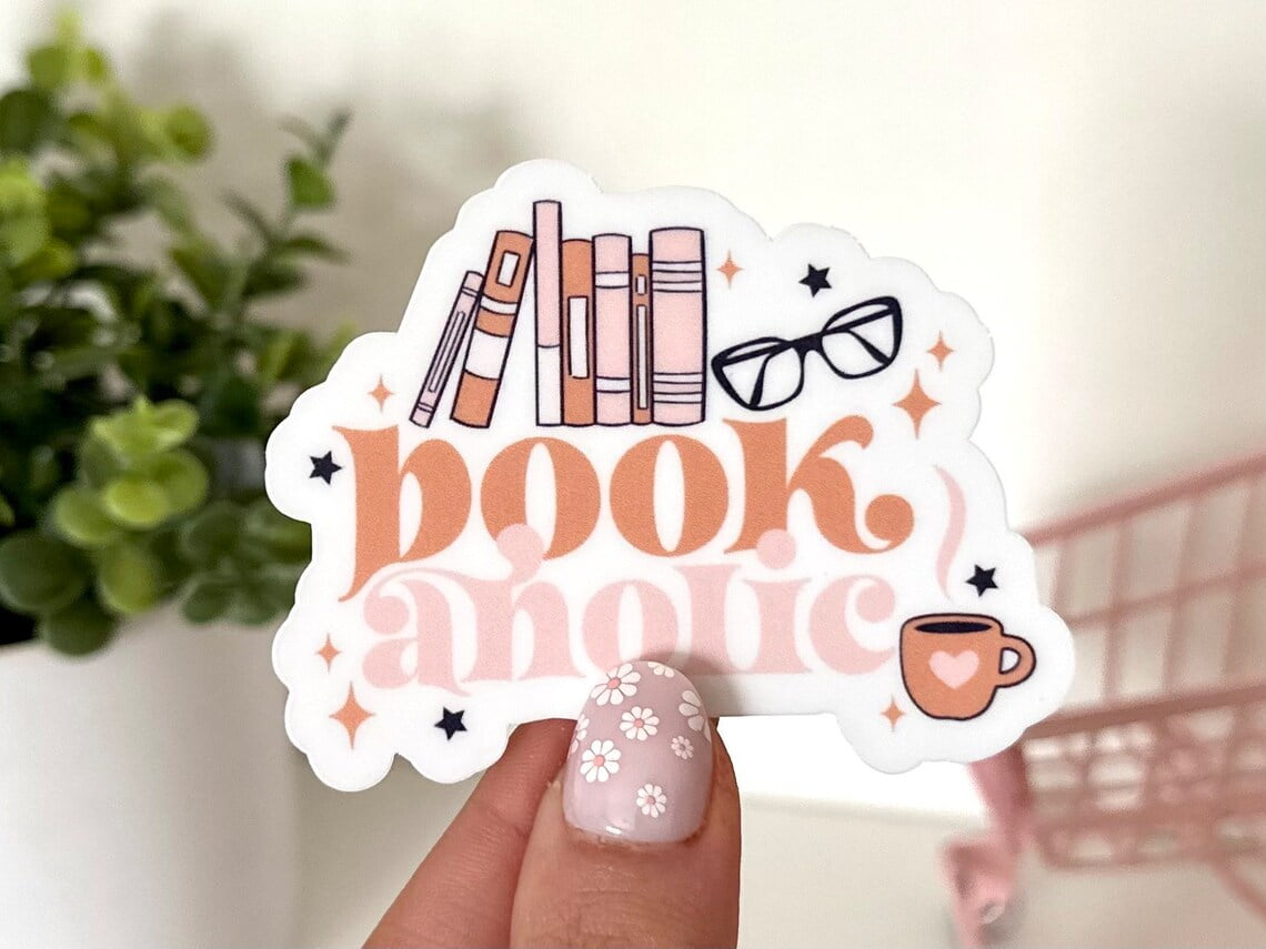 StickerCraft Bookaholic Waterproof er, Book ers, Gifts for Readers ...