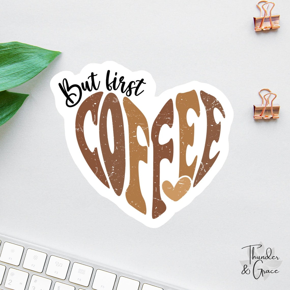 StickerCraft But First Coffee Decal, Coffee Lover er, Laptop Decal ...