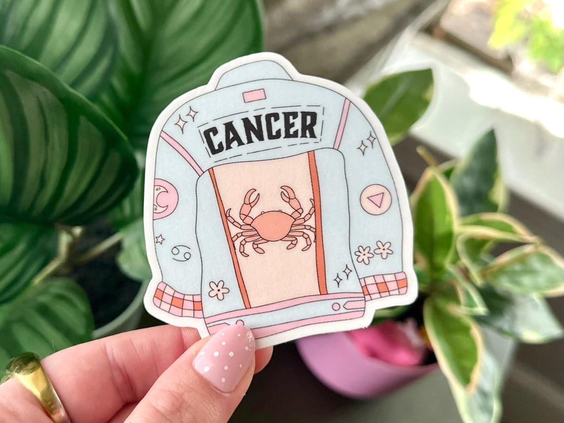 StickerCraft Cancer Jacket Waterproof er, Zodiac Signs, Astrology ers ...