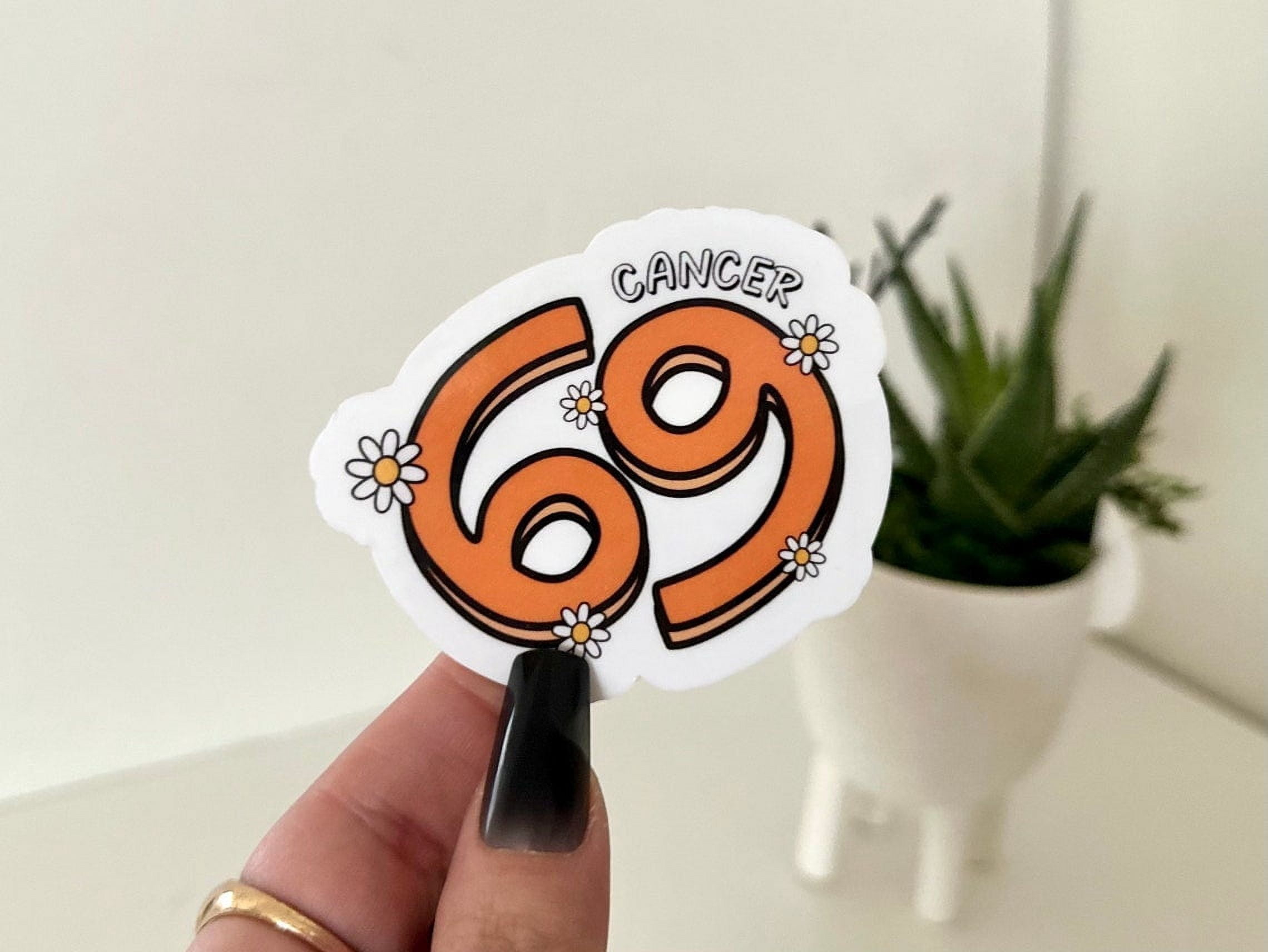 StickerCraft Cancer Waterproof er, Zodiac Signs, Astrology ers, Trendy ...