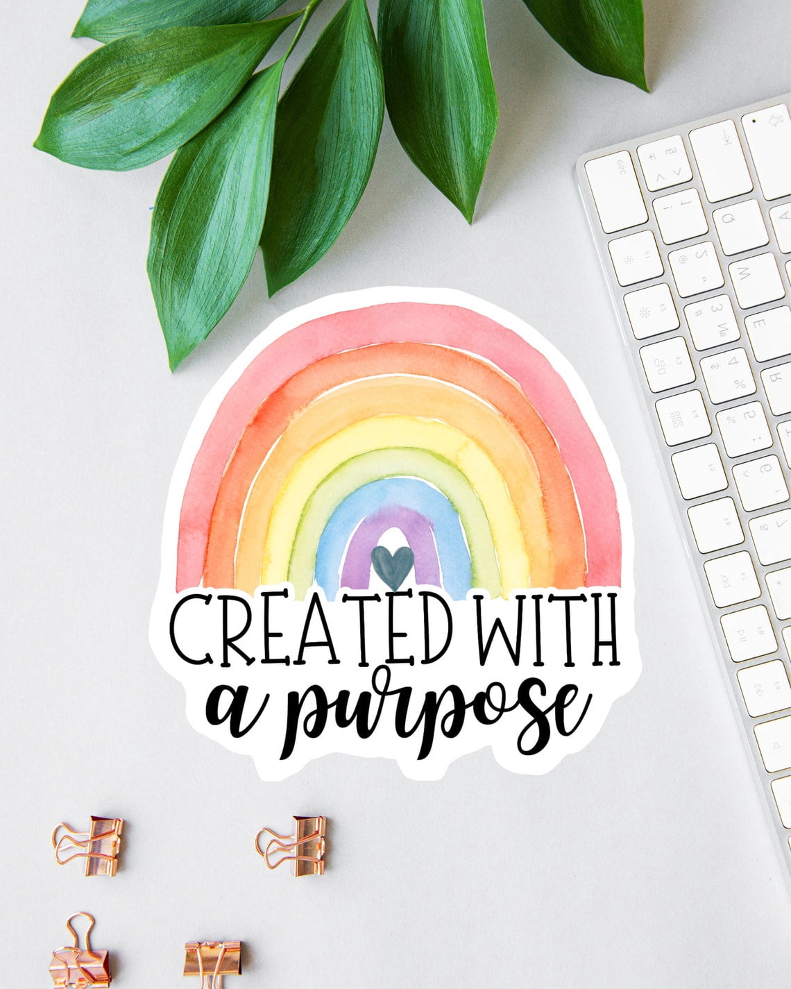 StickerCraft Created With A Purpose er, Affirmation ers, Laptop er ...