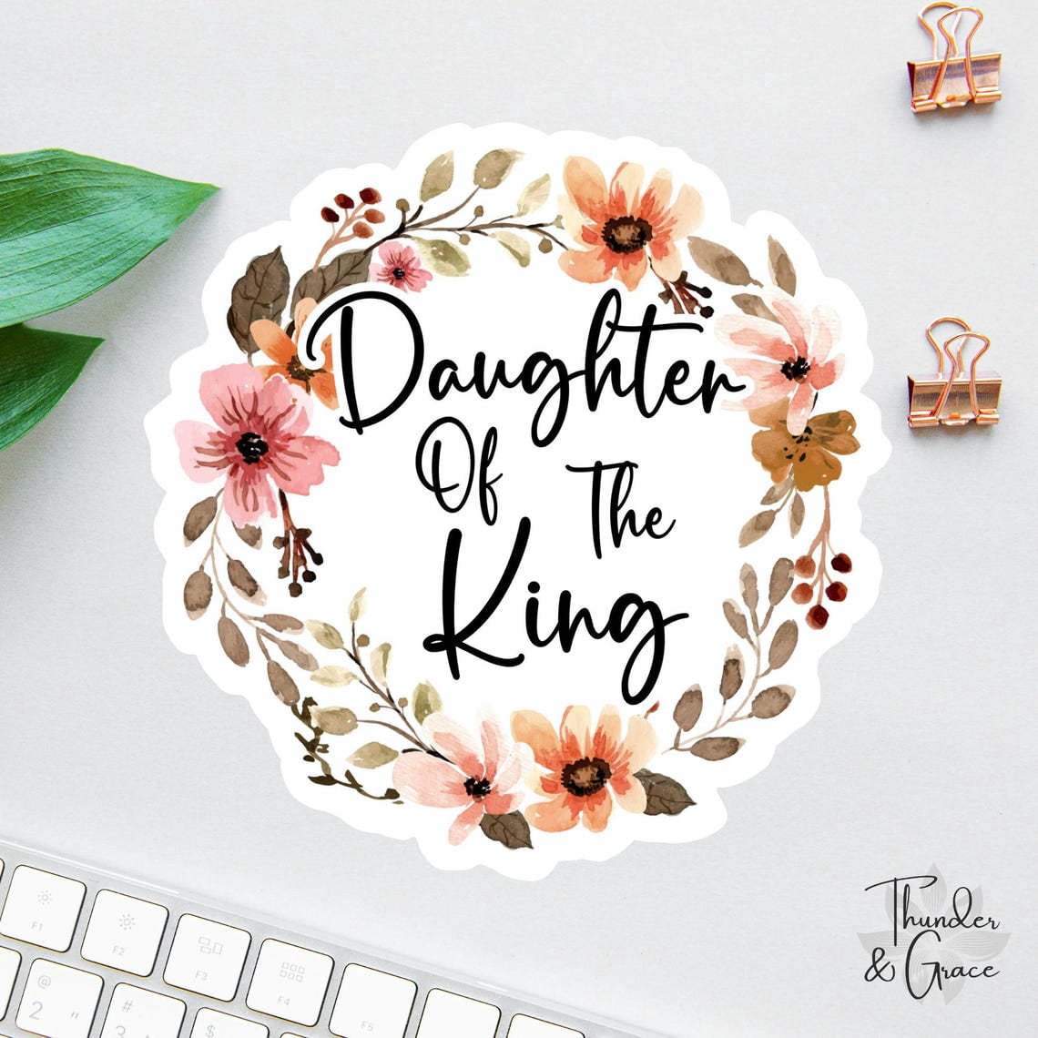 StickerCraft Daughter Of The King er, Affirmation er, Kindle er, Laptop ...