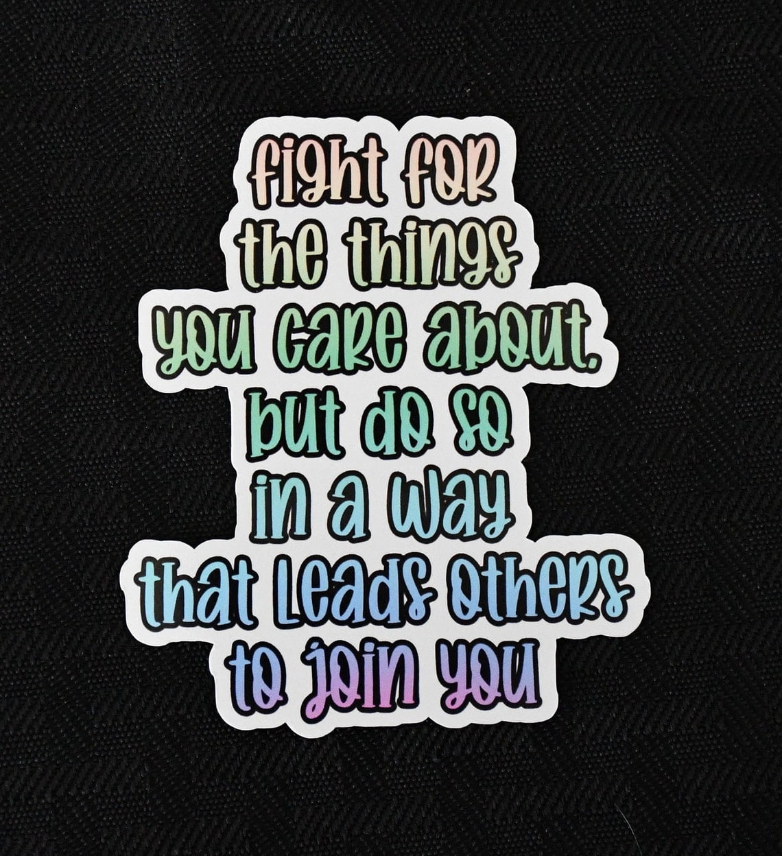 StickerCraft Fight For The Things You Care About er, RBG Quote Magnet ...