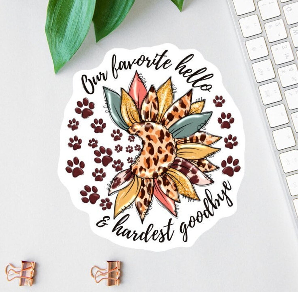 StickerCraft Fur Mom er, Fur Dad Magnet, Dog Lover er, Paw Print Decal ...