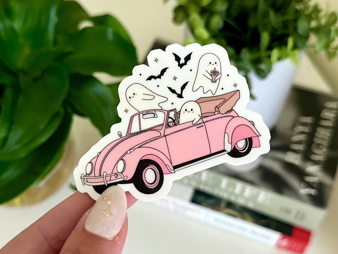 StickerCraft Ghostie Ghouls Waterproof er, ers, Spooky Decals, Gifts ...