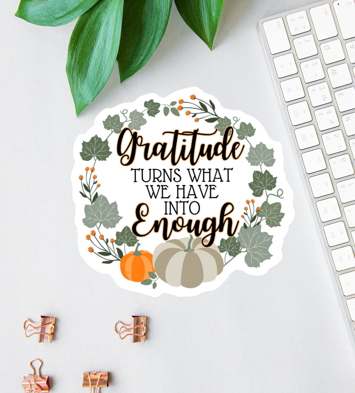StickerCraft Gratitude er, Affirmation ers, Fall Pumpkin er, Laptop er ...