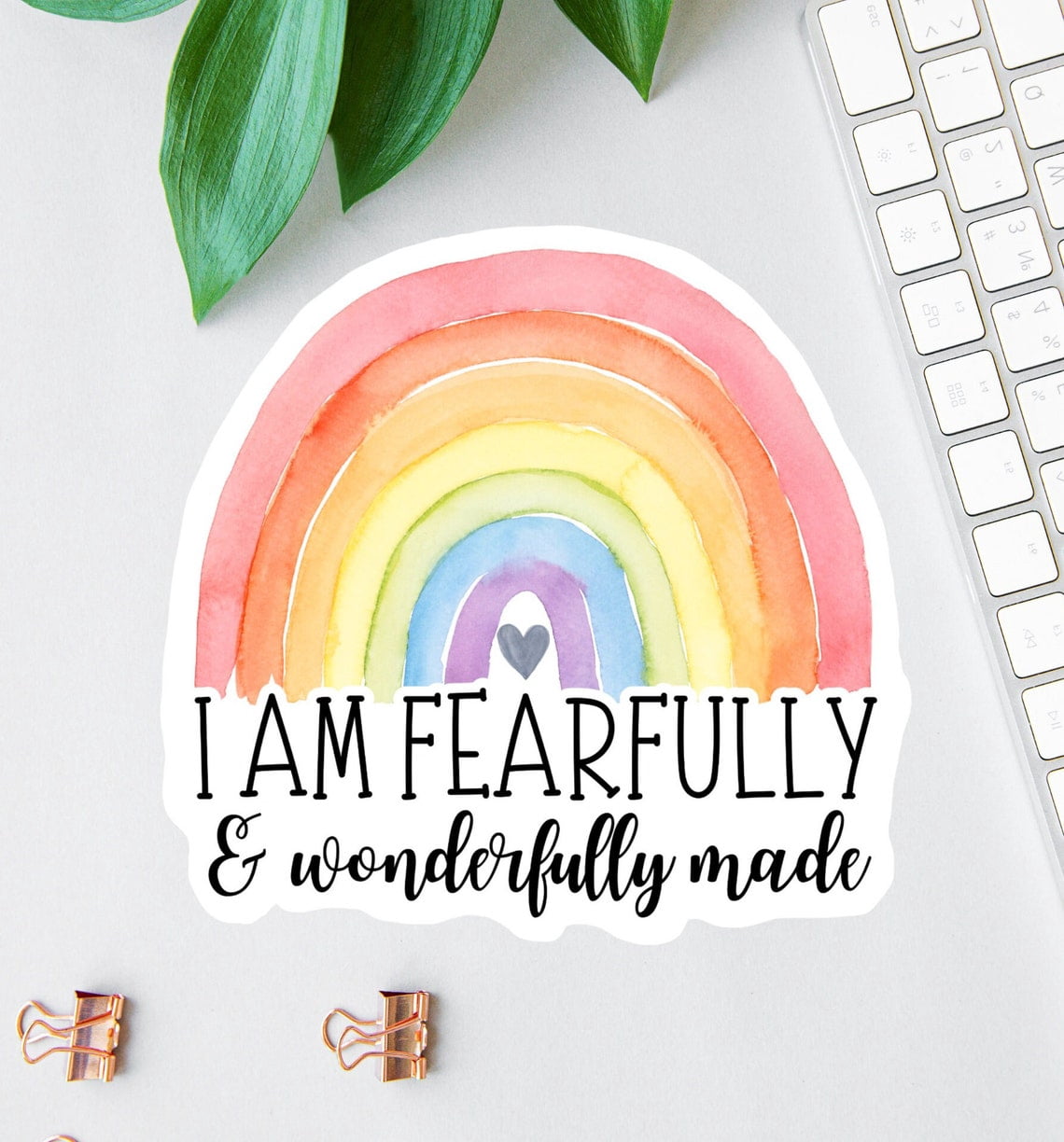 StickerCraft I Am Fearfully And Wonderfully Made er, Affirmation ers ...