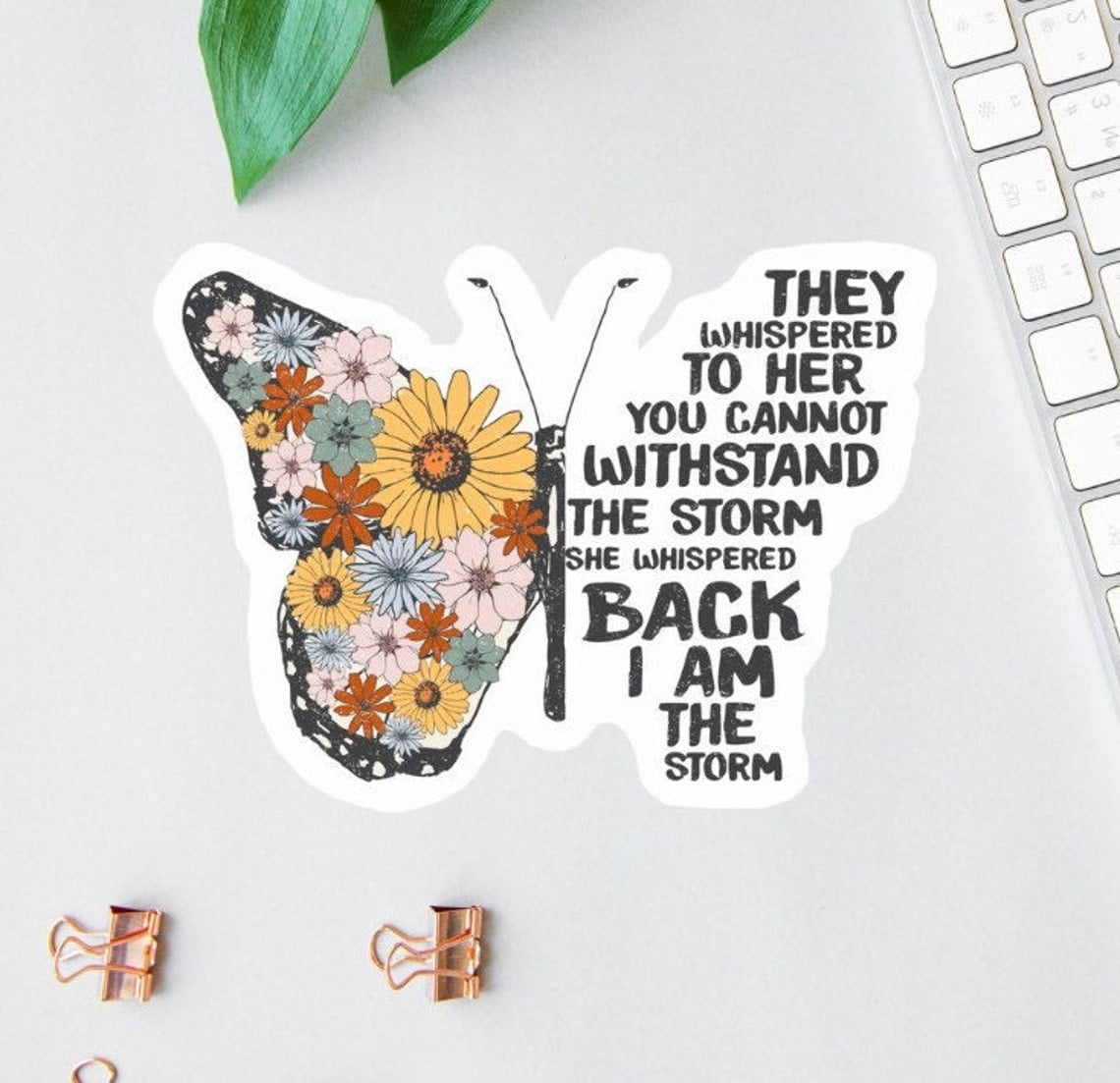 StickerCraft I Am The Storm ers, Warrior Quote, Womens Rights, Laptop ...