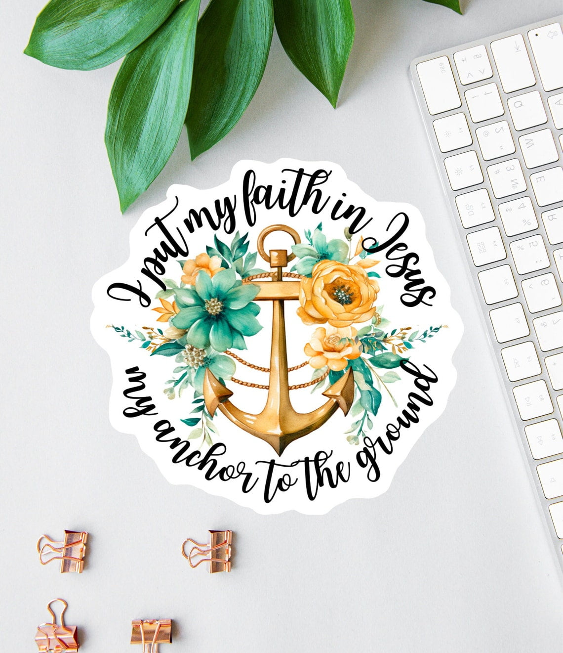 StickerCraft I Put My Faith In , My Anchor er, Affirmation er, Laptop ...