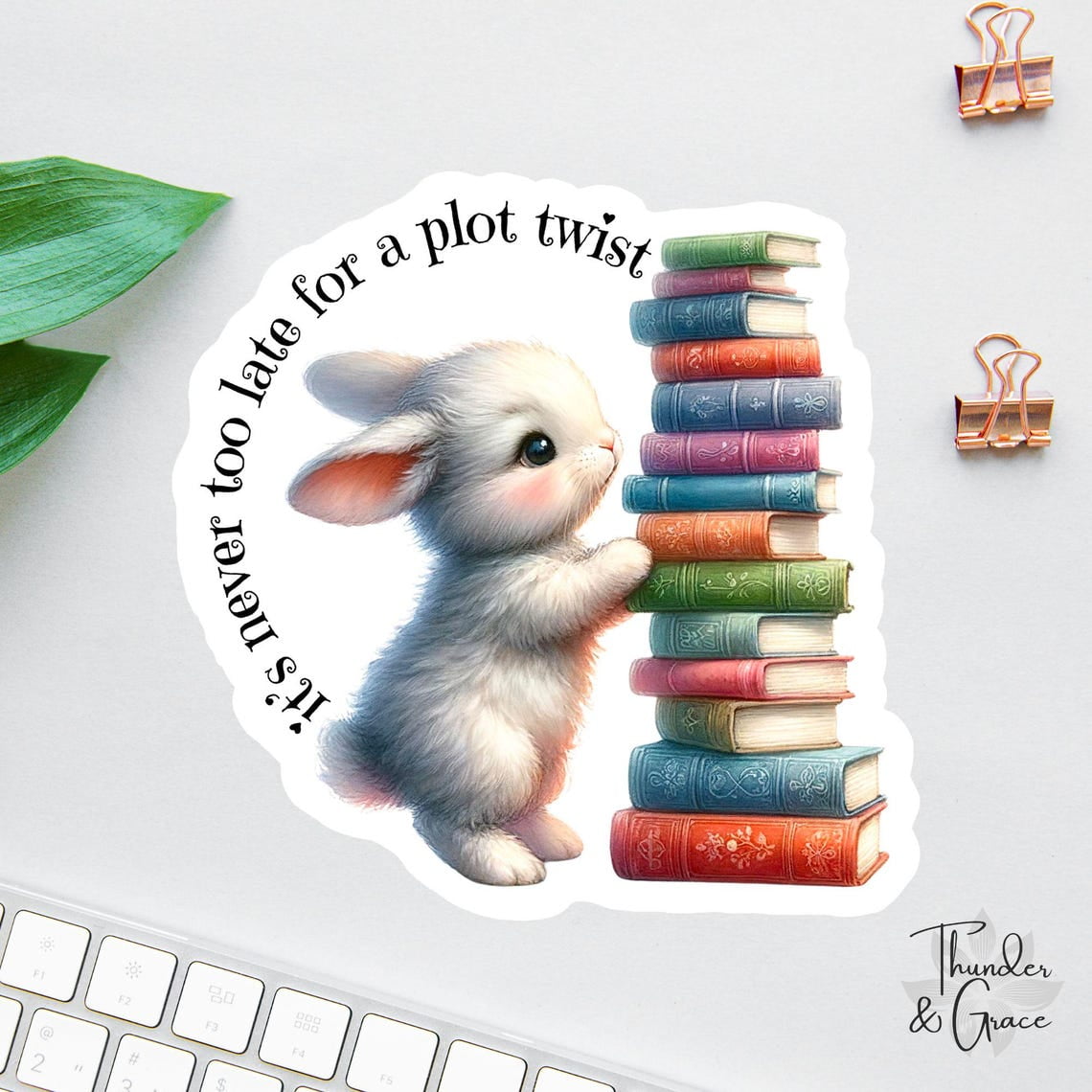 StickerCraft It's Never Too Late For A Plot Twist er, Baby Shower ...