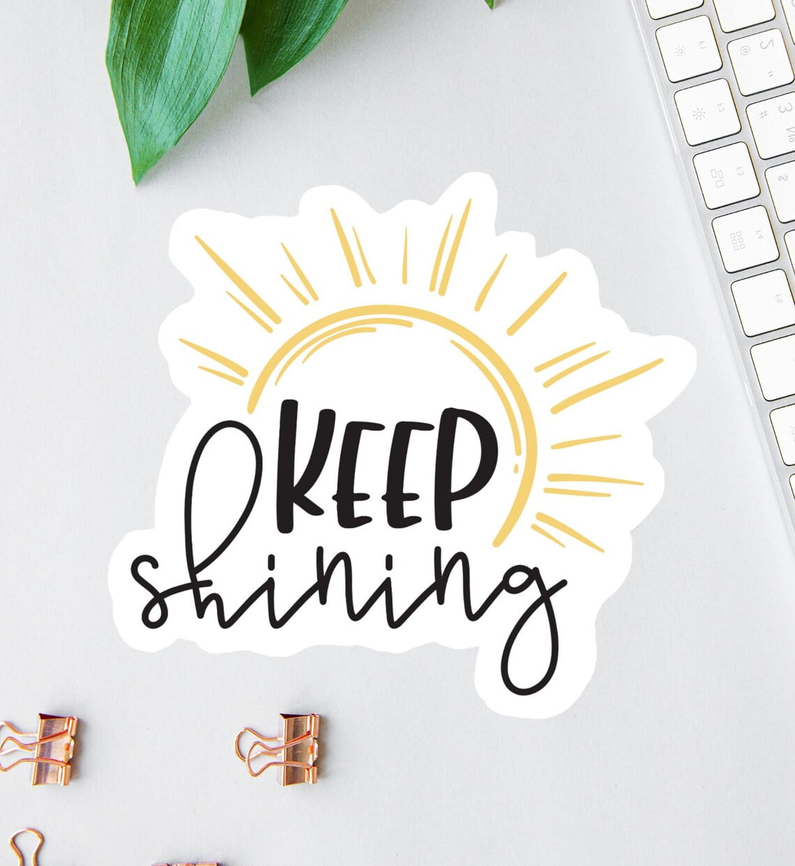 StickerCraft Keep Shining Decal, Sunshine er, Laptop er, Water Bottle ...