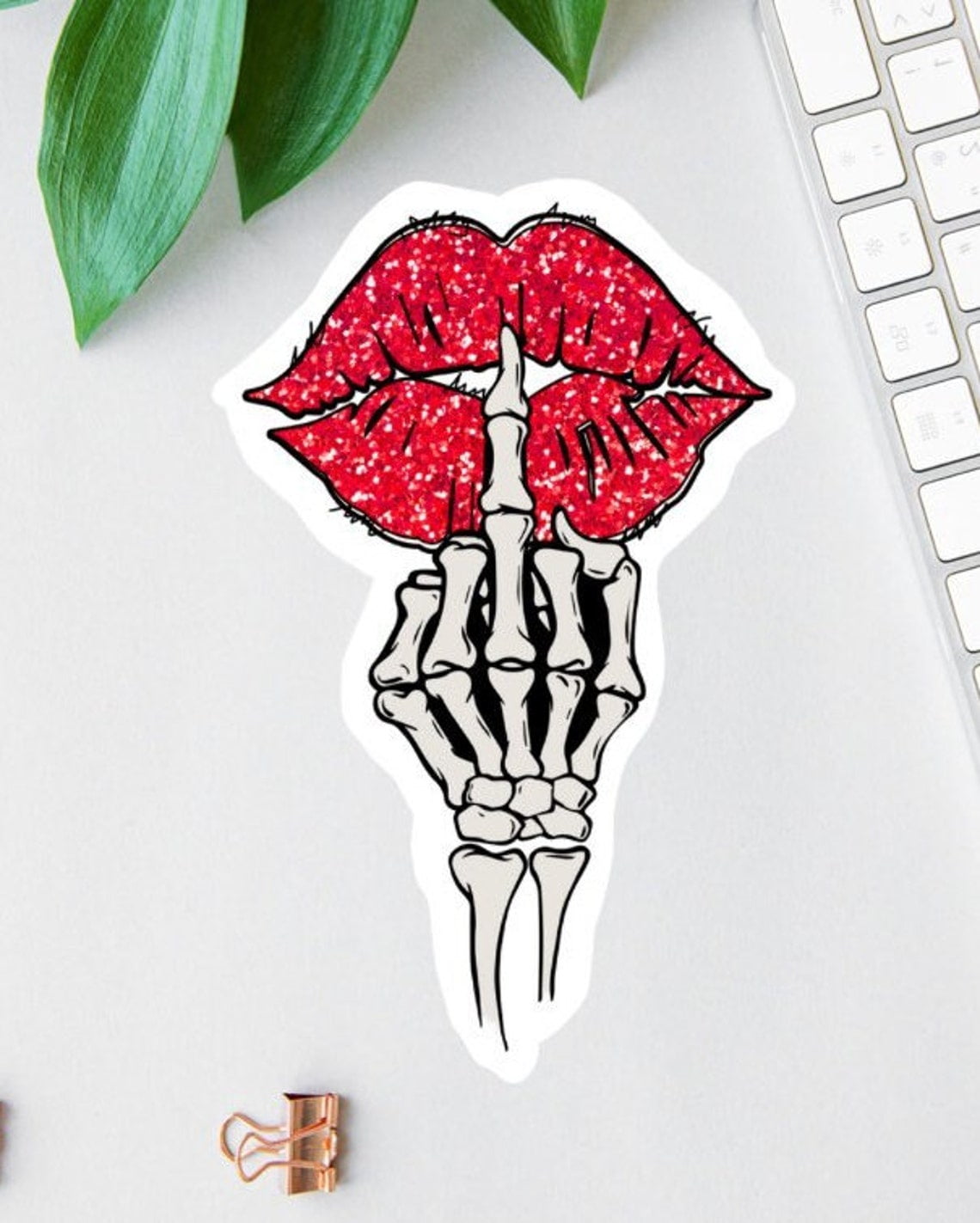 StickerCraft Kissy Lips & Sass ers, Skeleton Decal, Womens Rights ...
