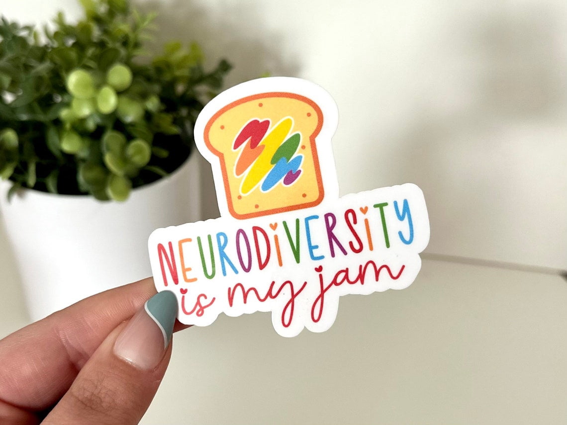 StickerCraft Neurodiversity is My Jam Waterproof er, Autism Awareness ...