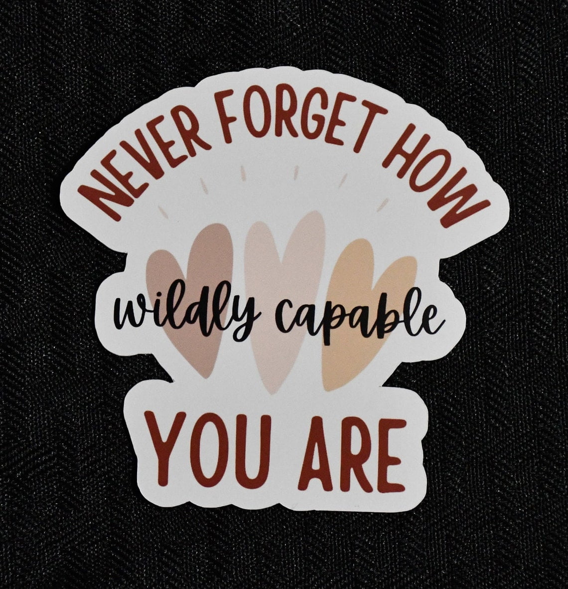 StickerCraft Never Forget How Wildly Capable You Are er or magnet ...