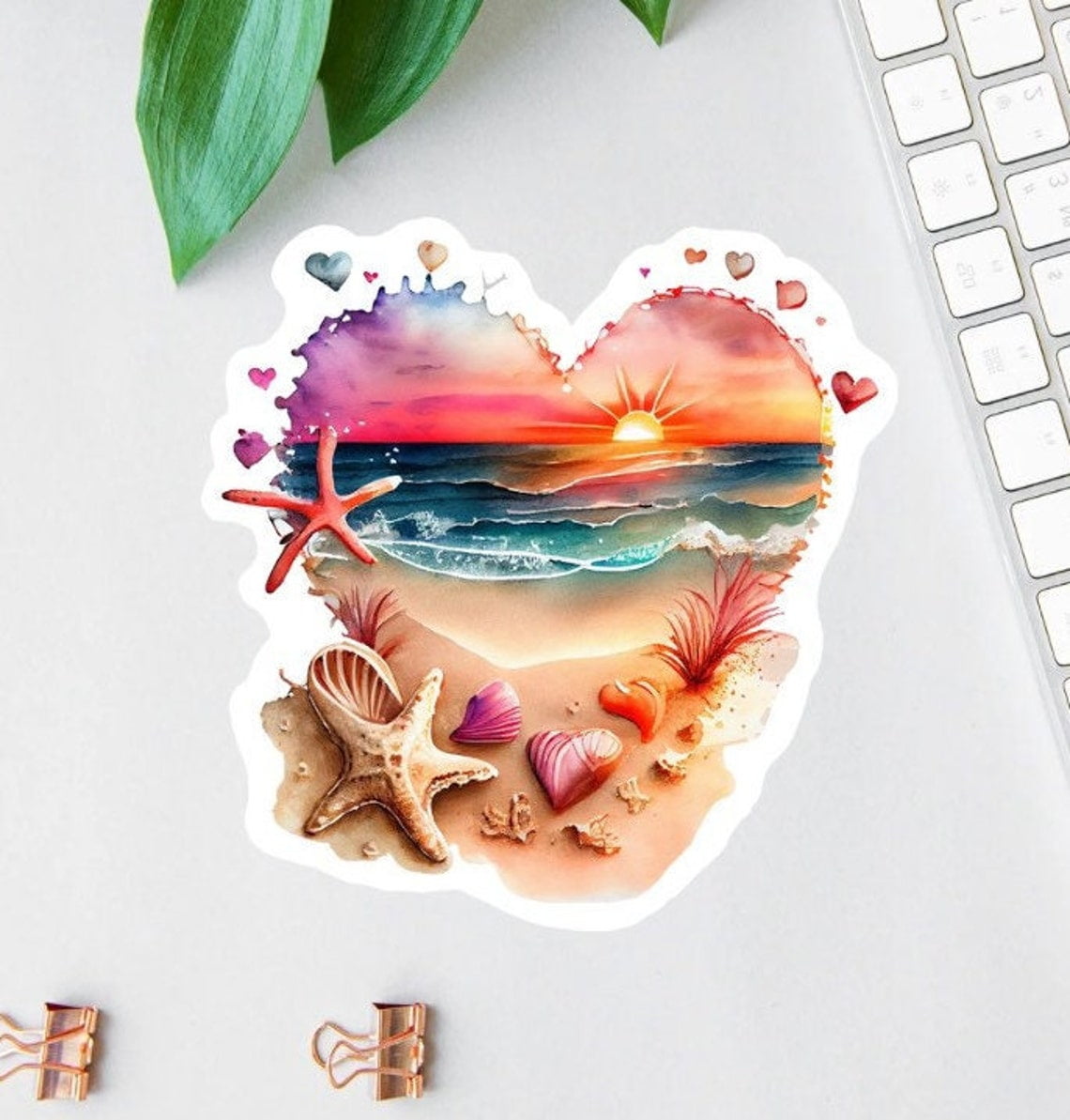 StickerCraft Ocean Sunset er, Beach er Pack, Make Waves Decal, Retro ...