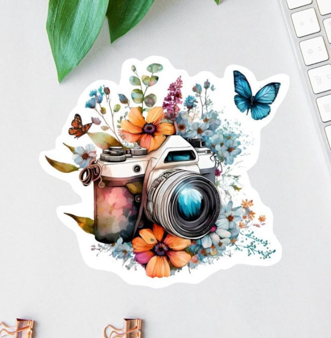 StickerCraft Photography er, Floral Camera er, Clear Laptop er, Water ...