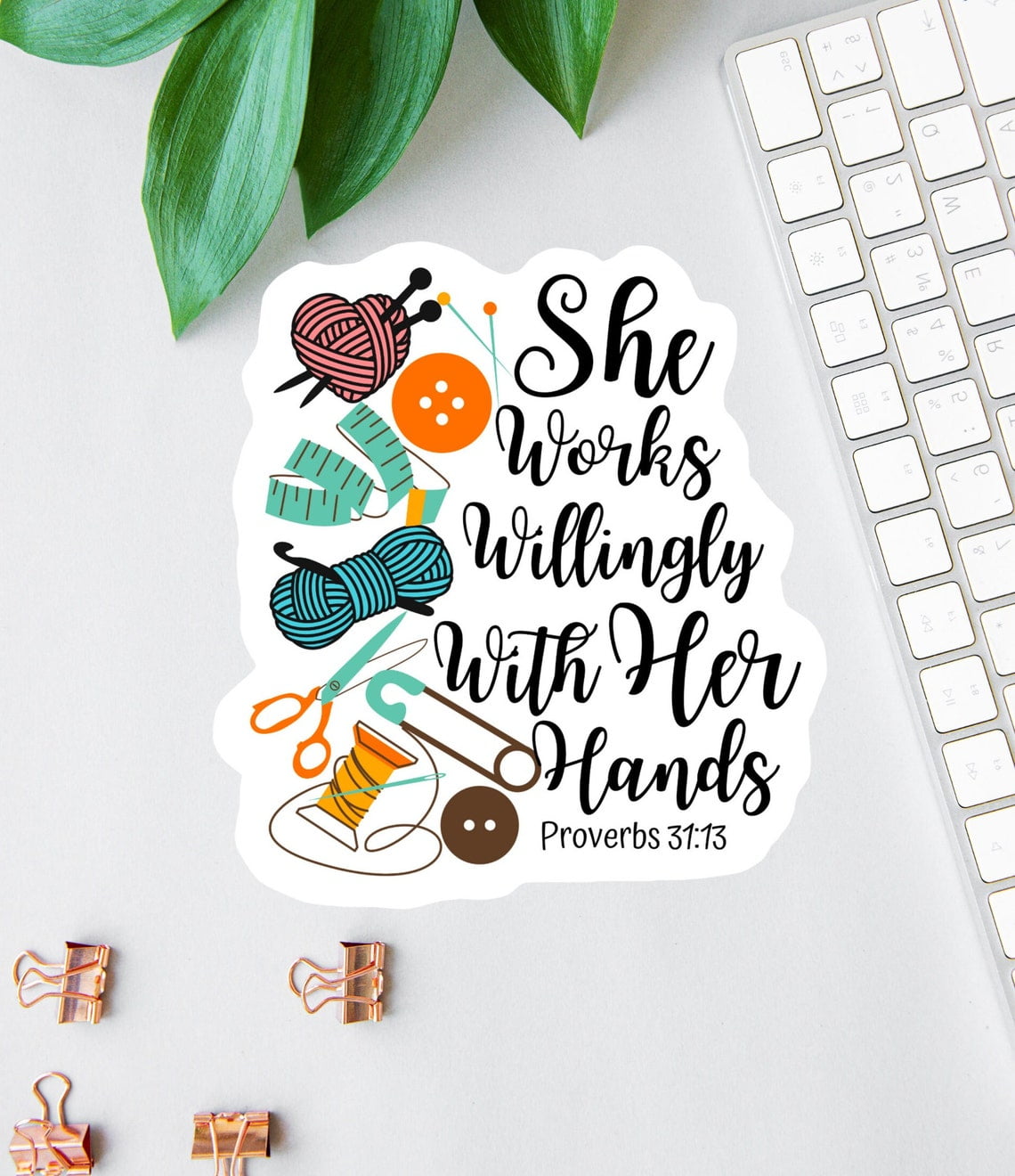 StickerCraft Proverbs er, Knitting ers, Laptop er, Water Bottle Label ...