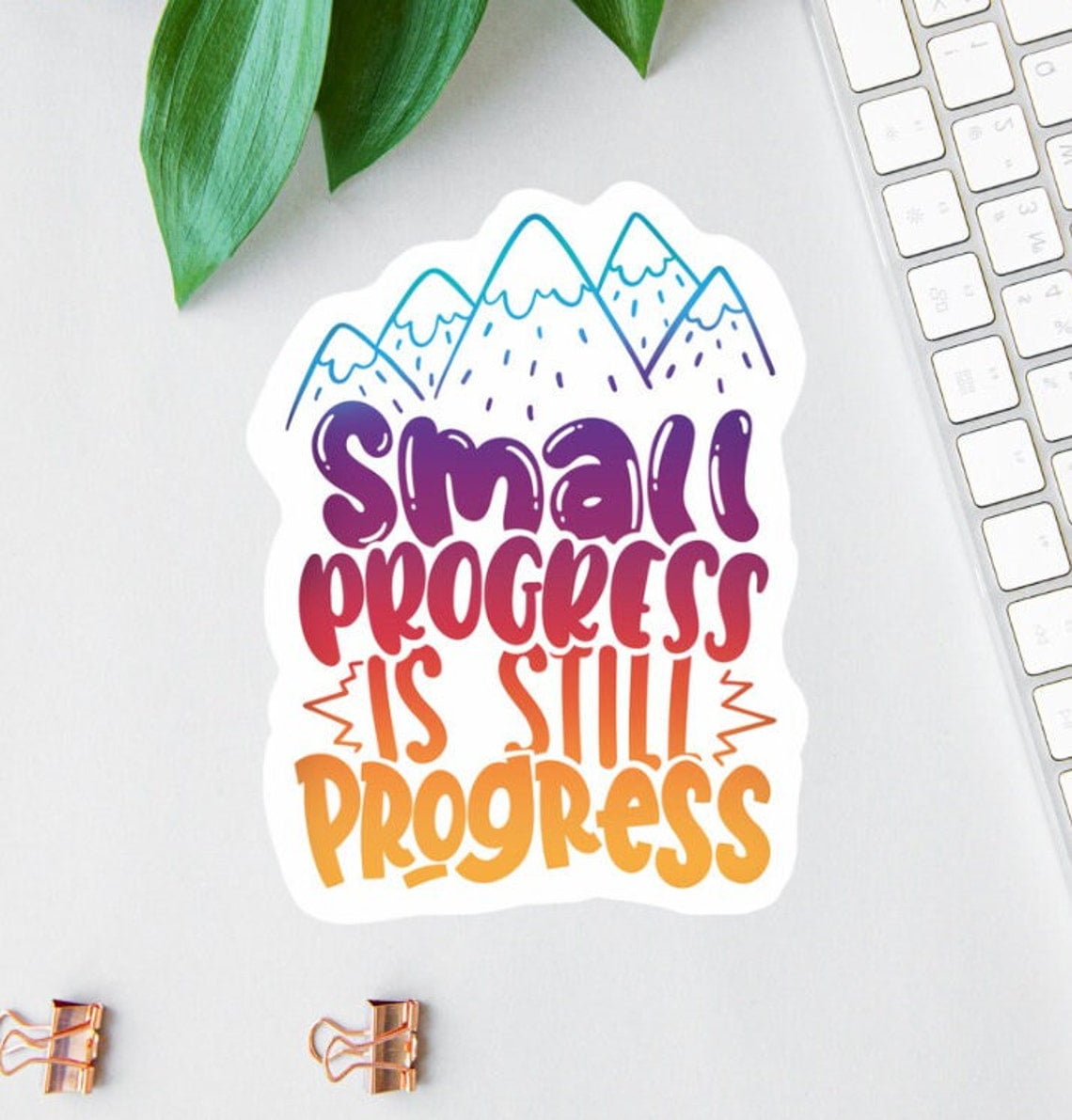 StickerCraft Small Progress Is Still Progress er, Motivational er ...