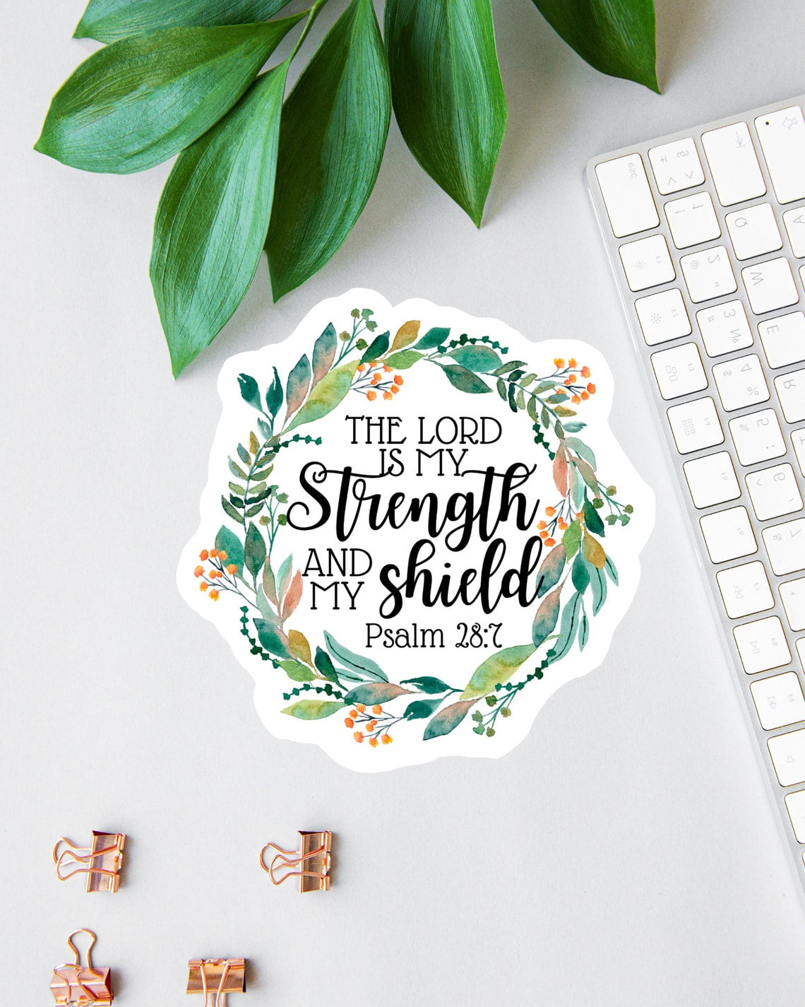 StickerCraft The Lord Is My Strength er, Bible er Pack, Faith er ...