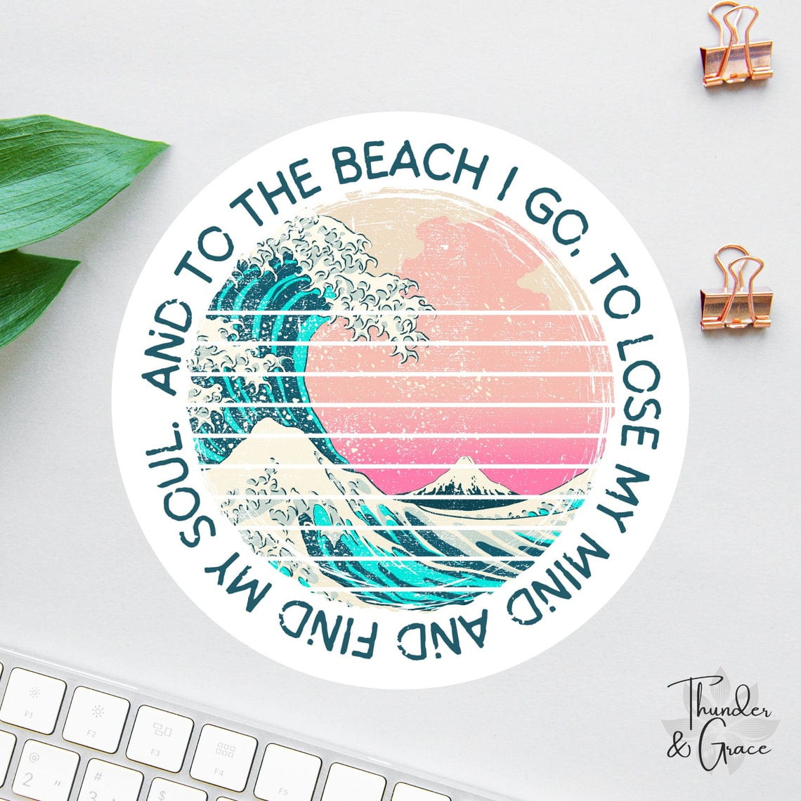 StickerCraft To The Beach I Go er, Beach er, John Muir Quote, Ocean ...