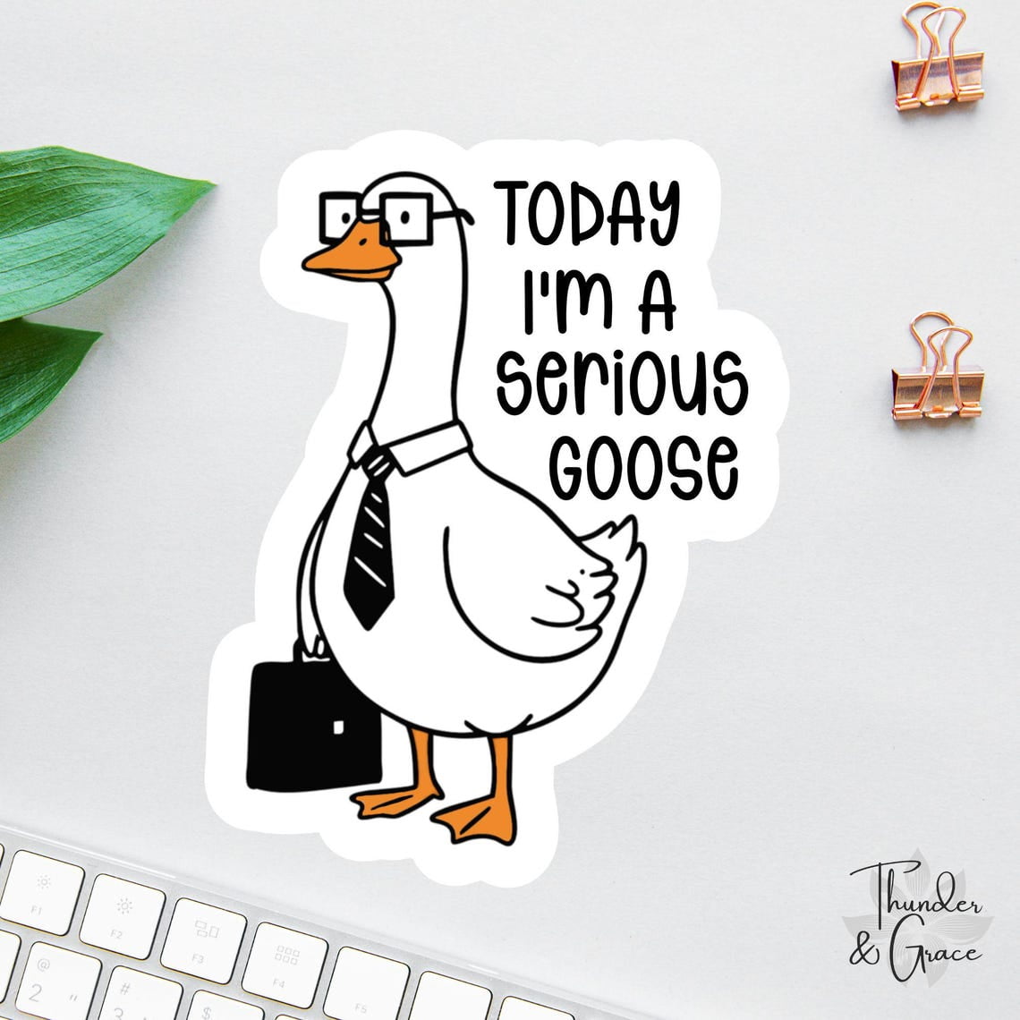 StickerCraft Today I'm A Serious Goose er, Silly Goose er, Sarcastic er ...