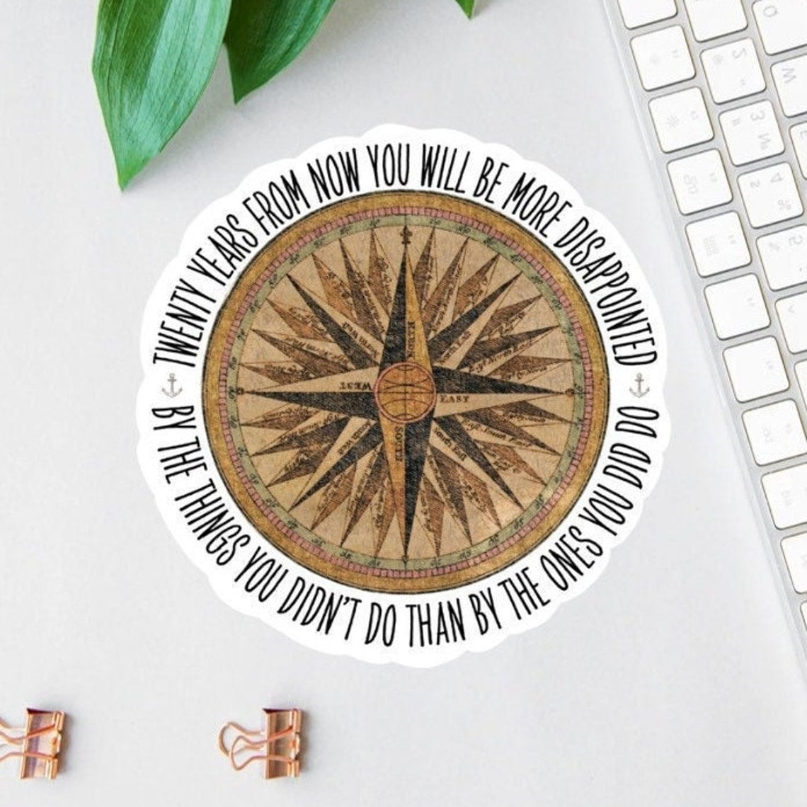 StickerCraft Twenty Years From Now er, Inspirational Mark Twain Quote ...