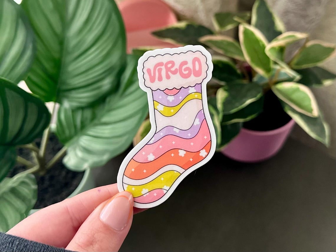 StickerCraft Virgo Stocking Waterproof er, Zodiac Signs, Astrology ers ...