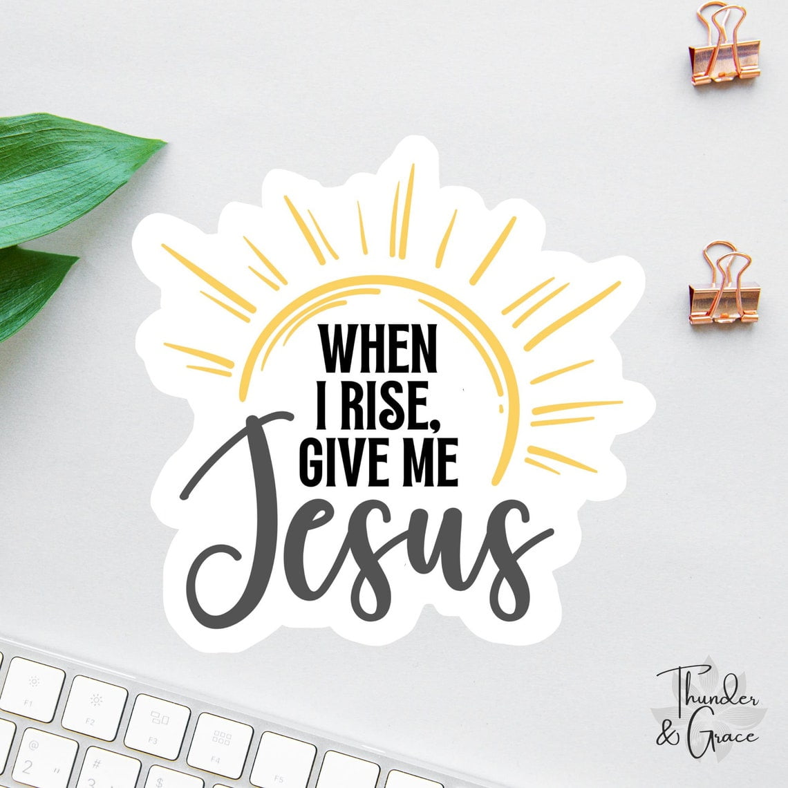 StickerCraft When I rise, Give Me er, Affirmation ers, Laptop er, Water ...