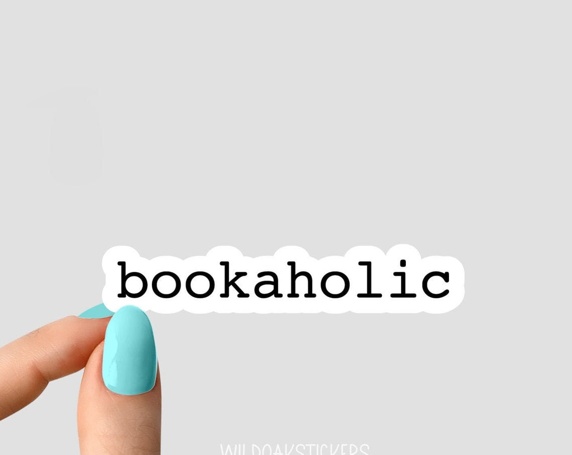 StickerCraft bookaholic er, funny er, motivation laptop decals ...