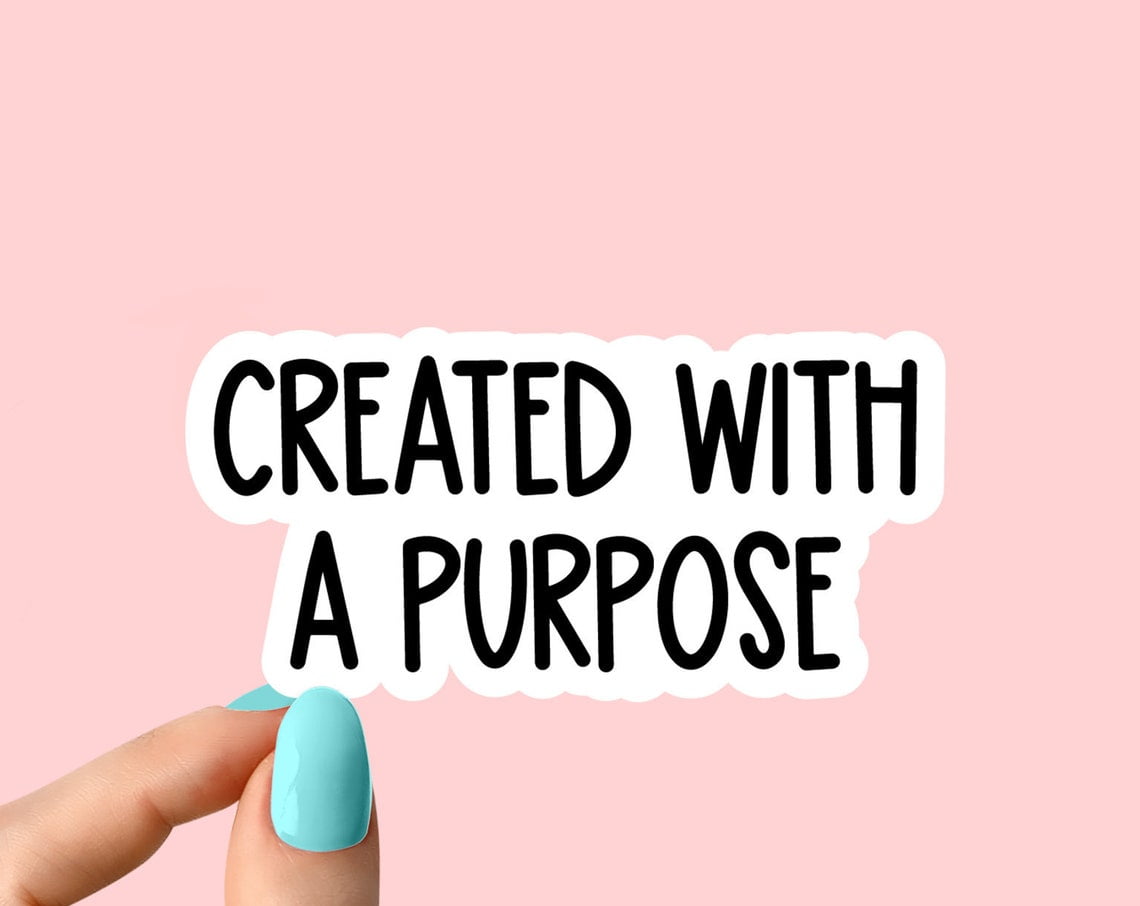 StickerCraft created with a purpose er, motivational workout Laptop ...