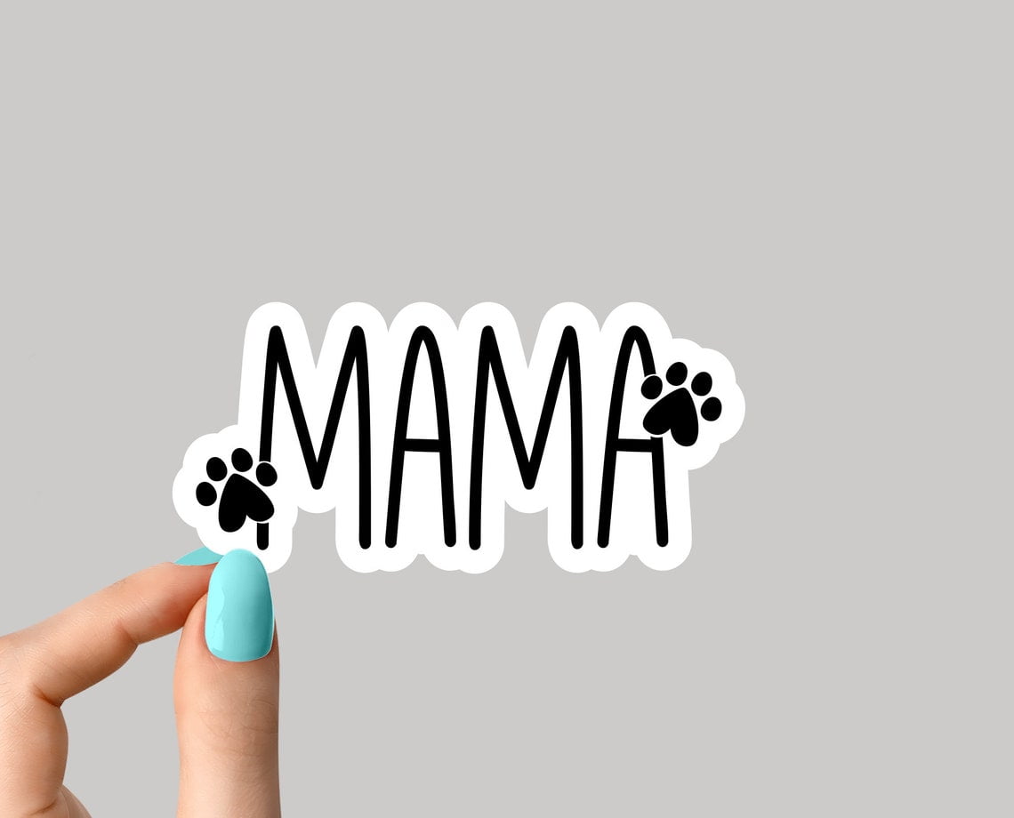 StickerCraft dog paw mama er, dog ers, mom ers, dog paw Rescue dog er ...