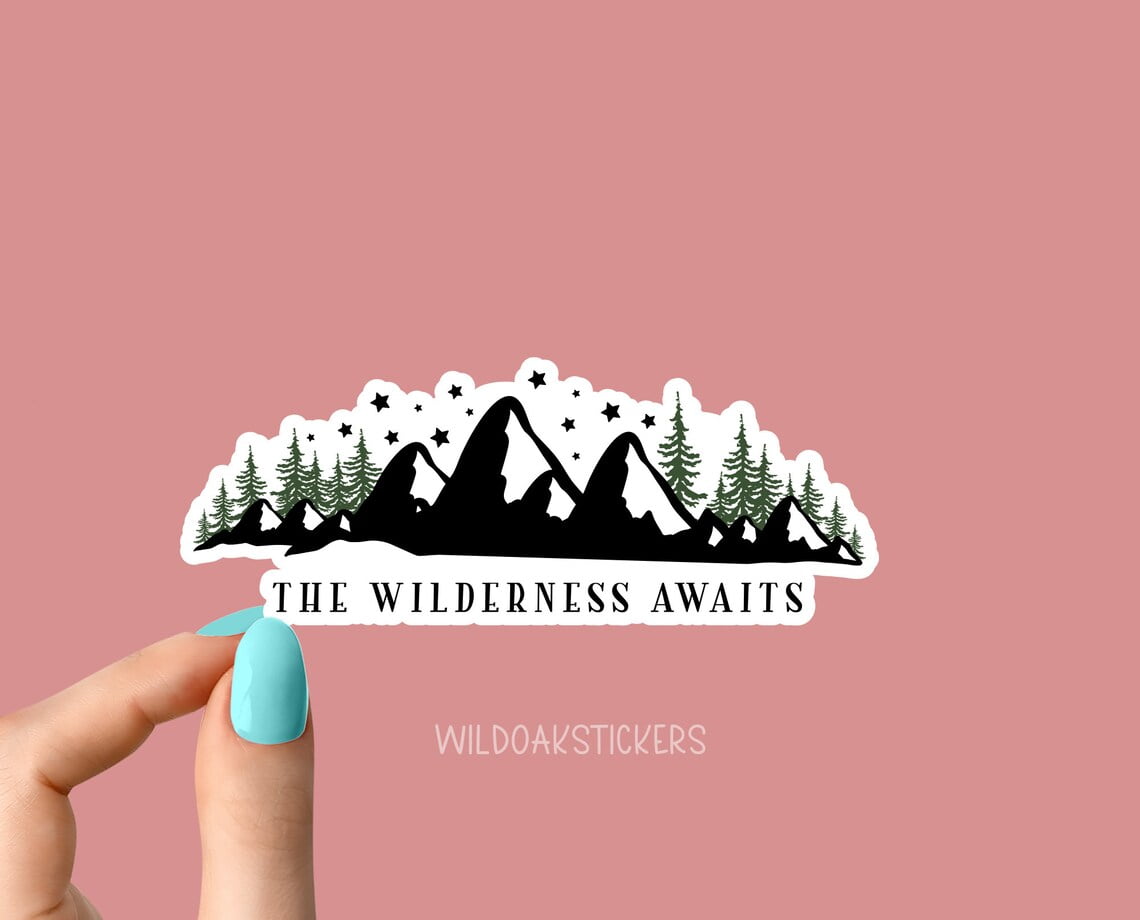 StickerCraft the wilderness awaits er, journey ers, mountain ers ...