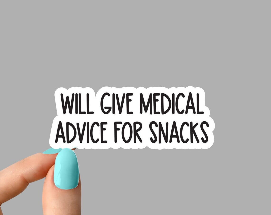 StickerCraft will give medical advice for snacks er, Nursing ers er ...