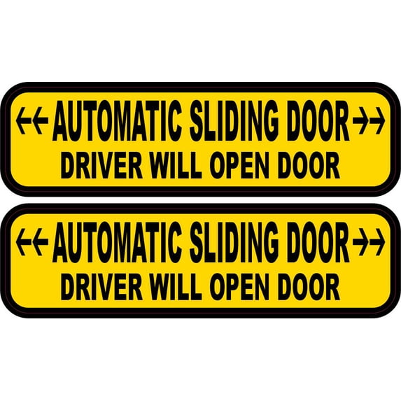 StickerTalk Automatic Sliding Door Driver Will Open Stickers, 1 sheet ...