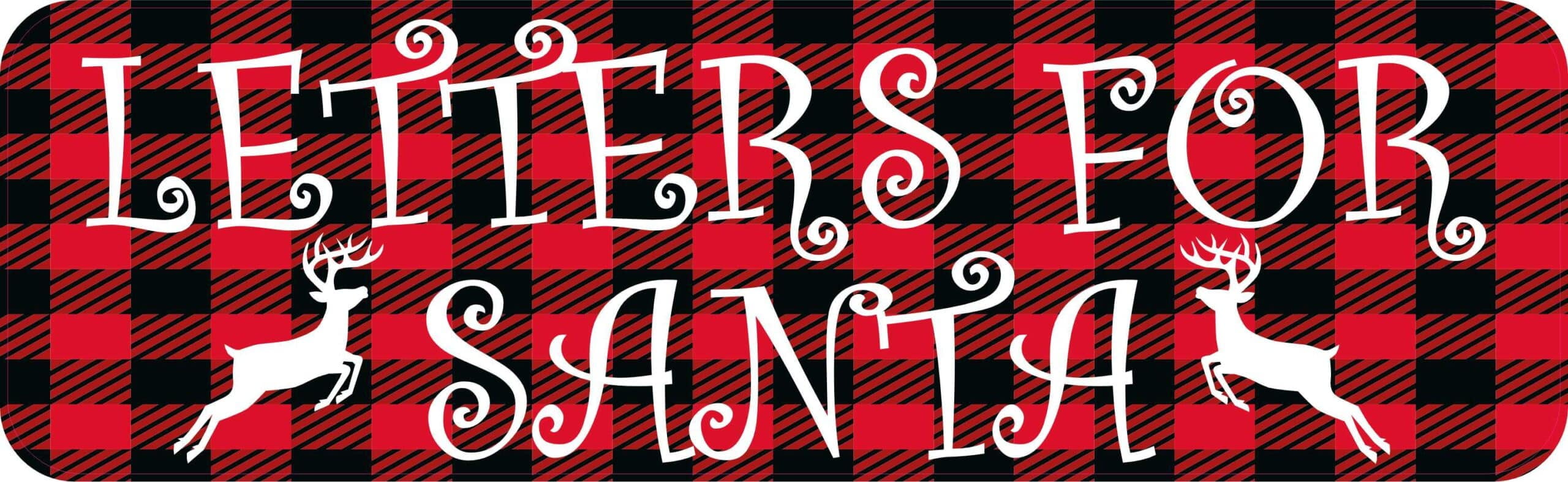 StickerTalk Letters For Santa Magnet, 10 inches x 3 inches - Walmart.com