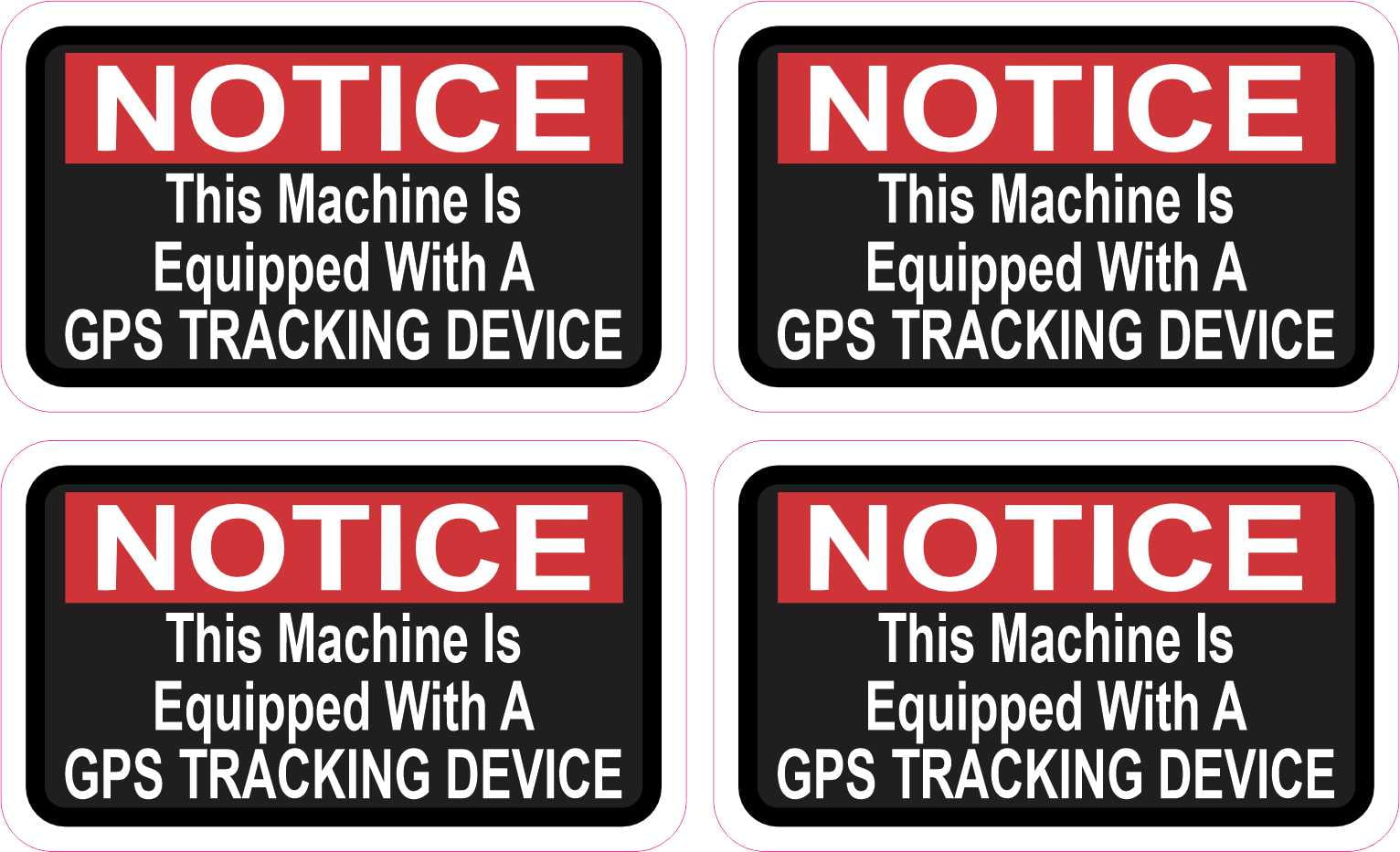 StickerTalk Machine Equipped with GPS Tracking Vinyl Stickers, 1 sheet ...