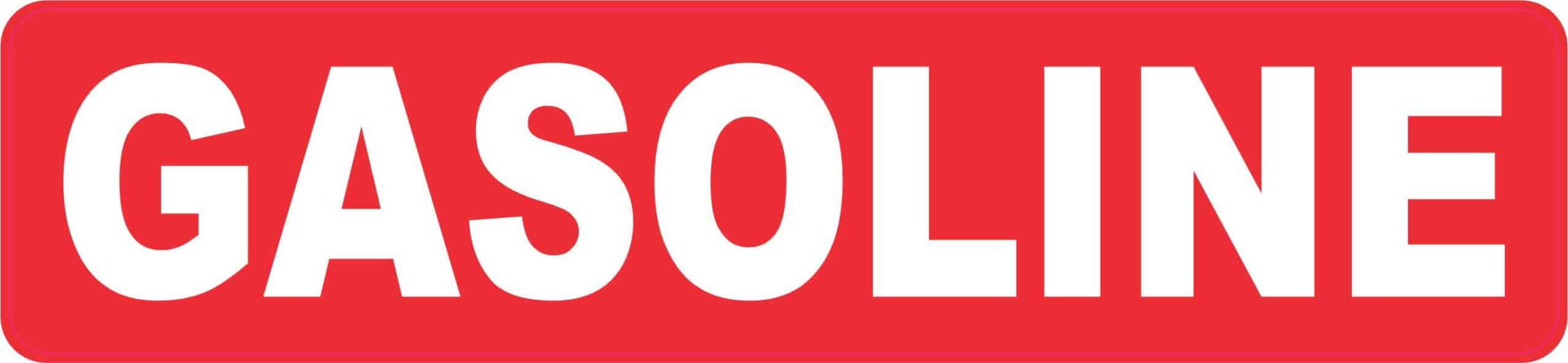 StickerTalk Red Gasoline Vinyl Sticker, 9 inches x 2 inches - Walmart.com