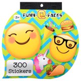 Stickerfitti Fun E Face 300ct Stkr Bk - Walmart.com