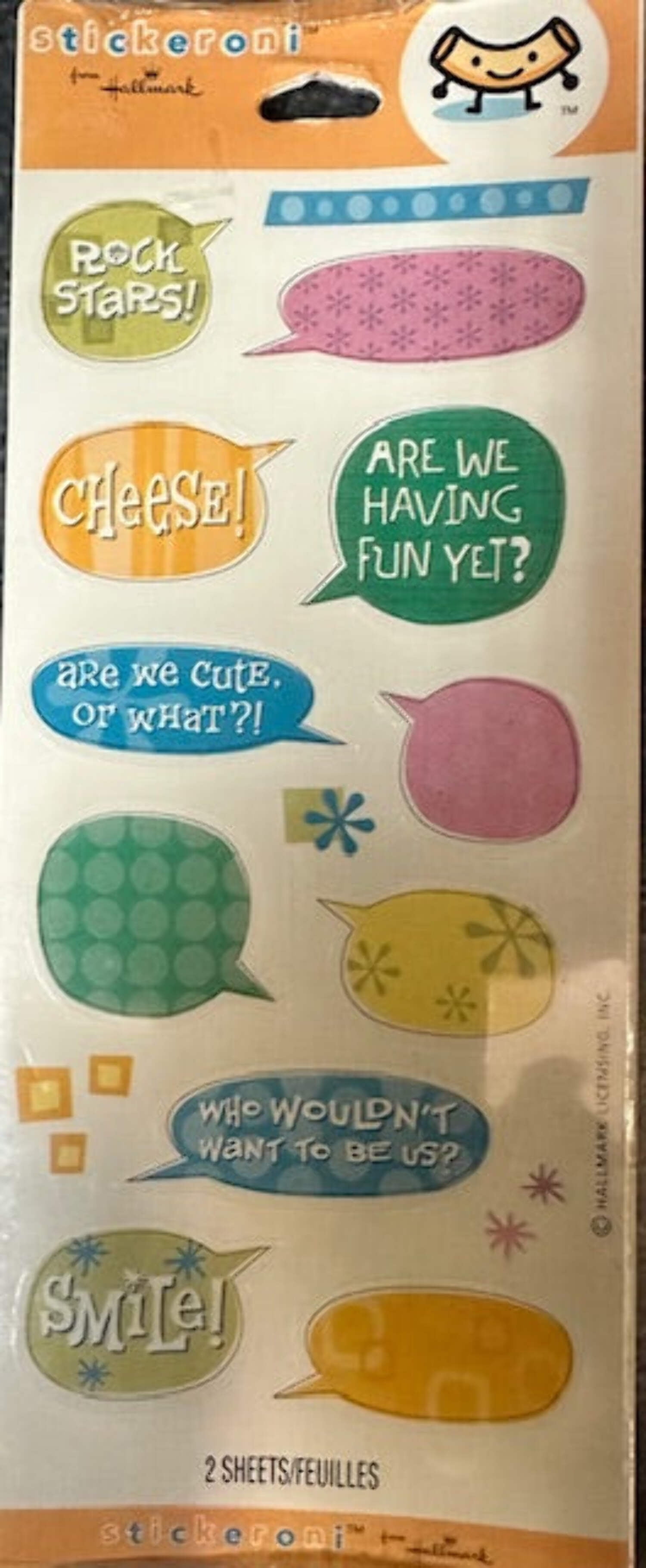 Stickeroni Positive Sayings Stickers 2 Sheet [99SS1037] - Walmart.com