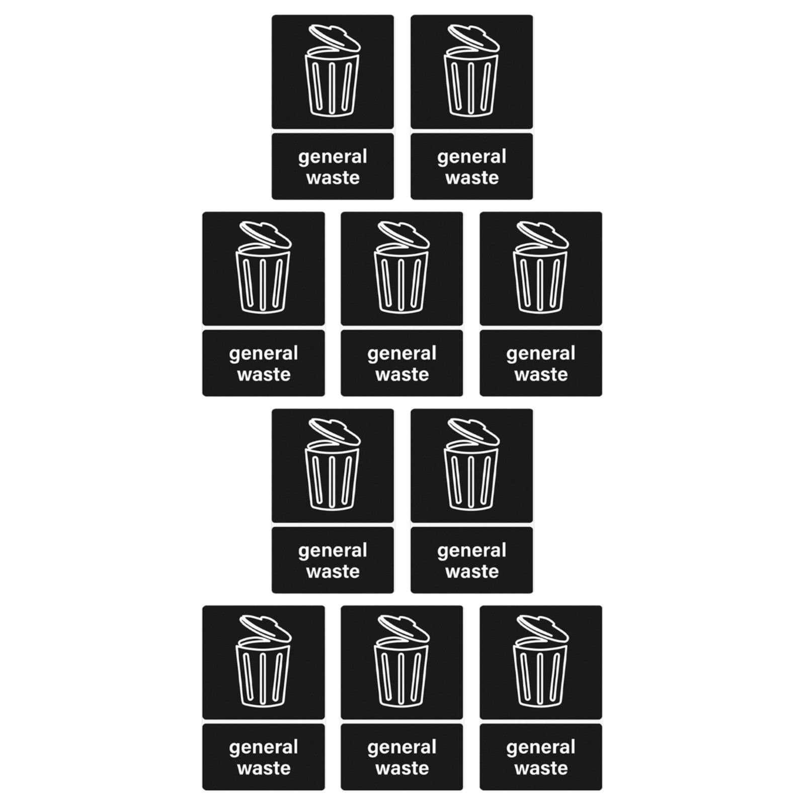 Stickers 10 Piece Recycle Adhesive Labels Recycle Sticker ...