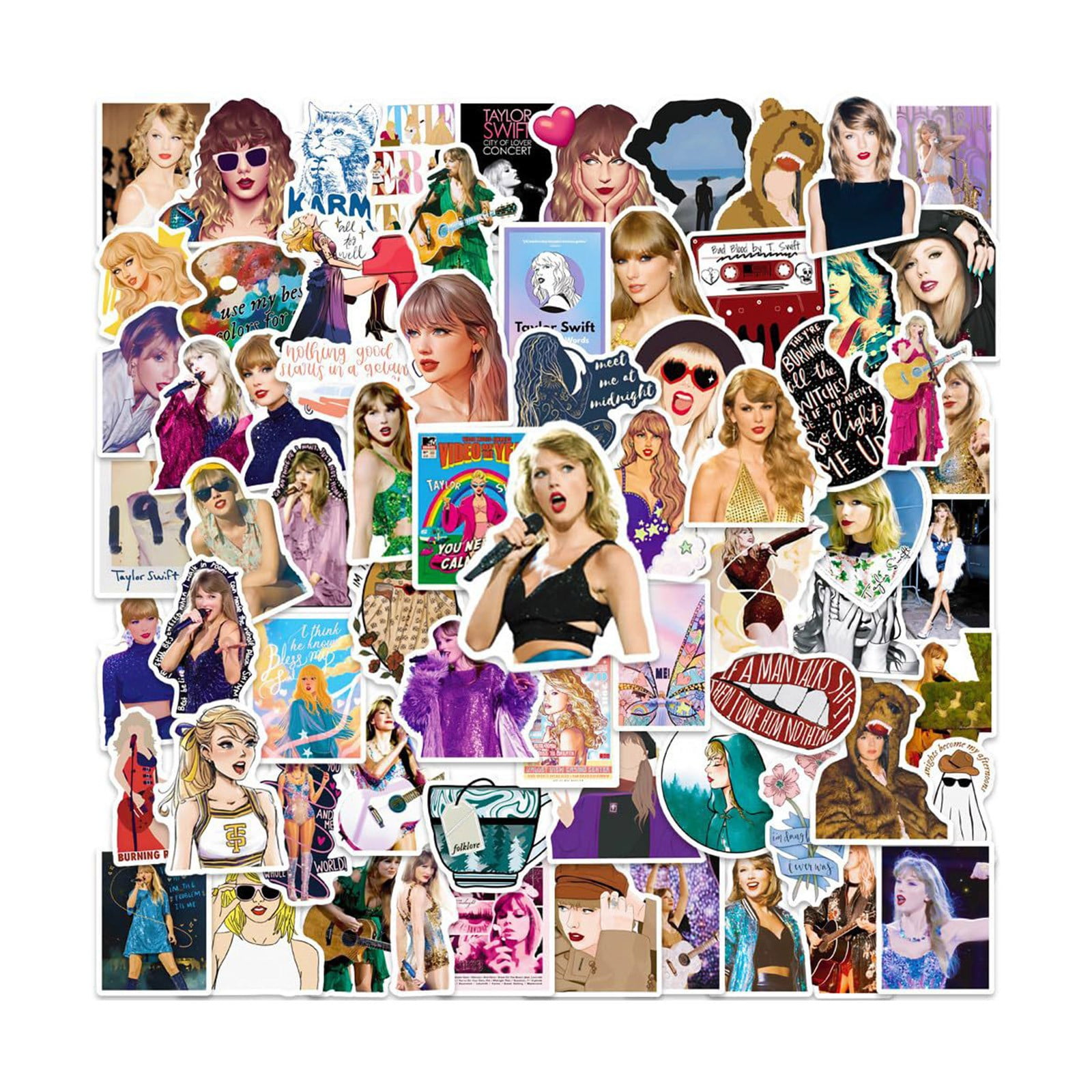 Stickers 100pcs Stickers Merch Sticker Pack Stickers Band Stickers ...