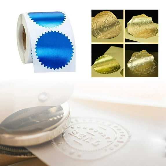 Stickers 50mm Gear Embossed Sticker Label With Raised Printing Ideal ...