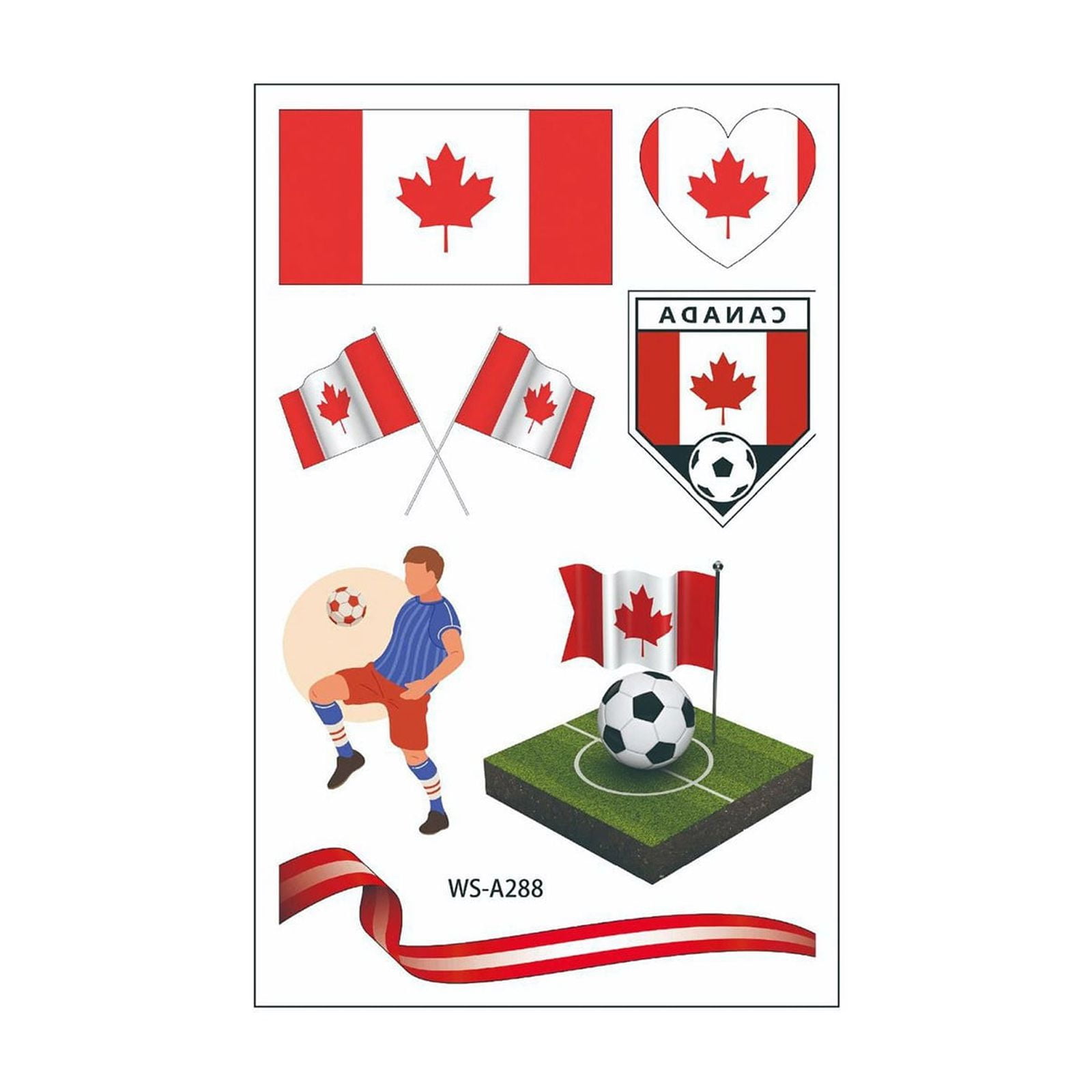 Stickers And Decals Football Cup Sticker And Sweat Disposable Face And ...