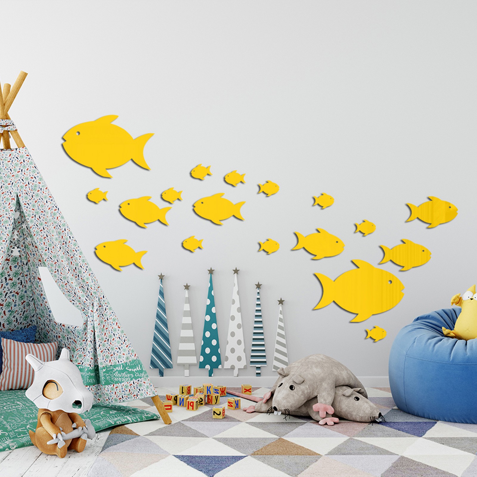 Stickers Bulk Preppy Stickerssea Animals Fishes Theme Waterproof ...