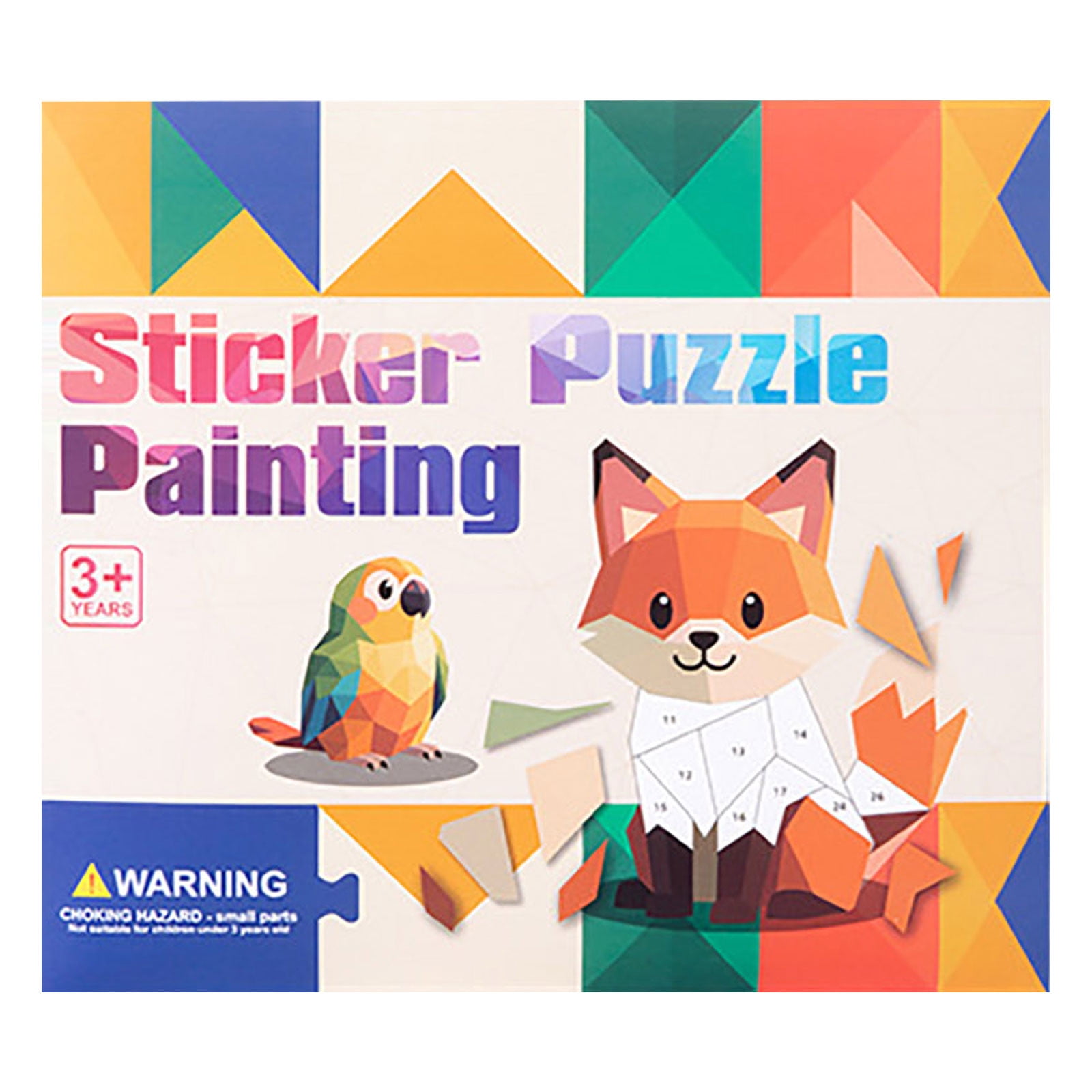 Stickers Crafts for Kids Ages 4-8, Sticker Paint Number Book Learning ...