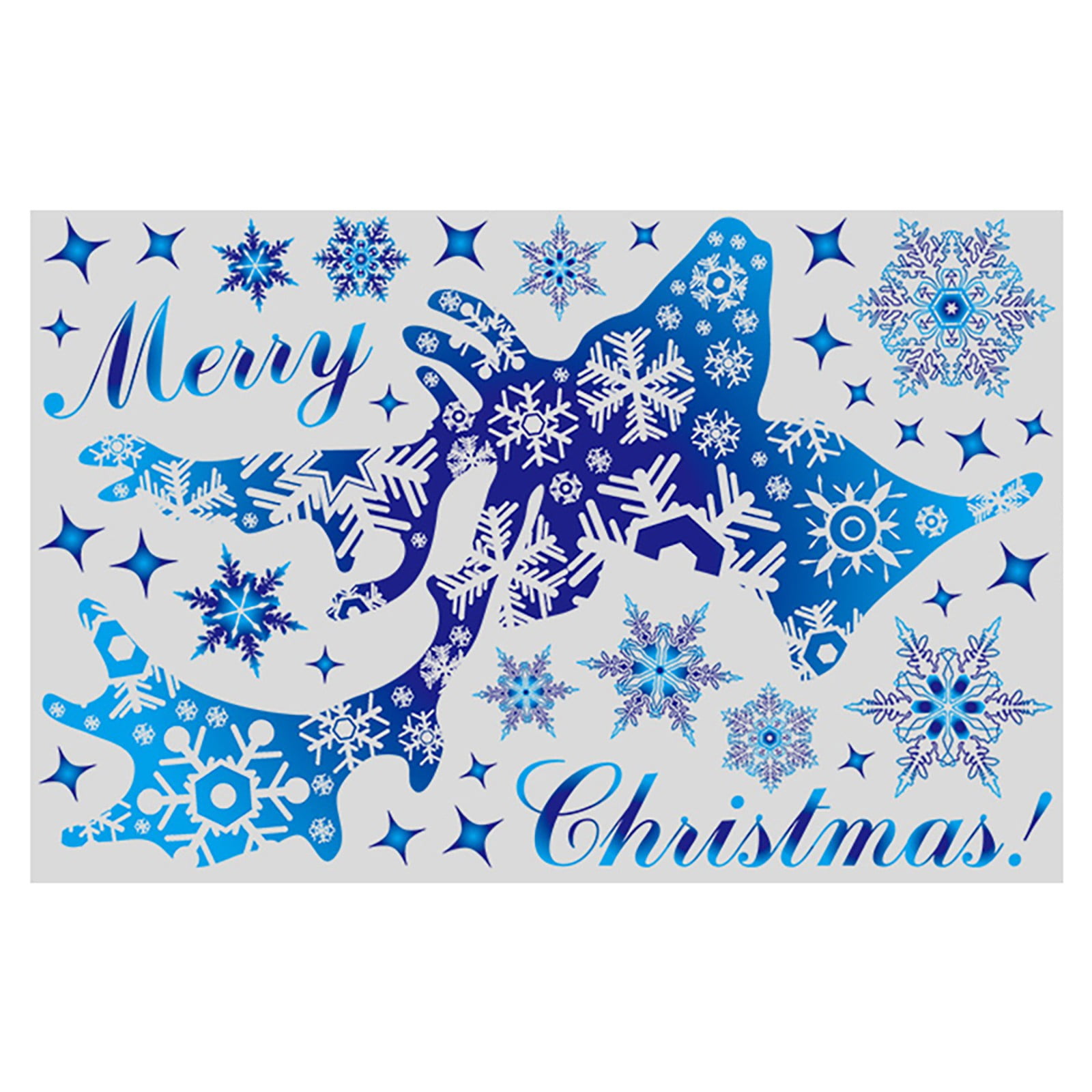 Stickers DIY Portable Window Decal Christmas Theme Snowflake Window ...