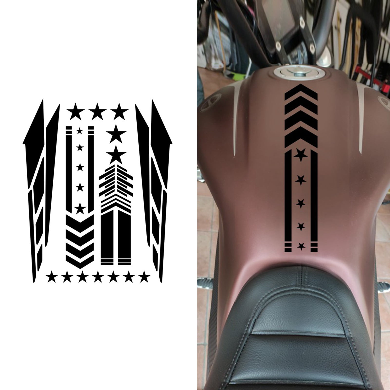 Stickers Electric Motorcycle Stripe Stickers Set Paste Waterproof ...